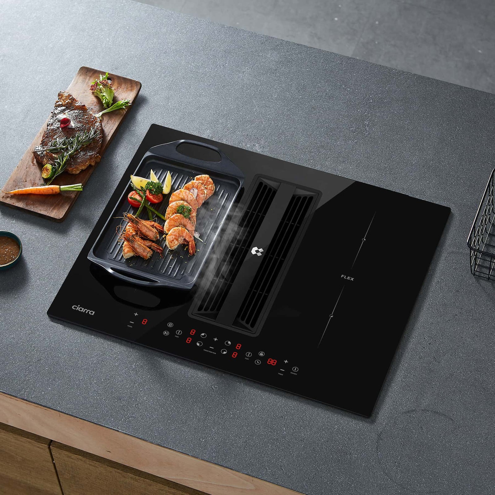 2025 The Best Induction Hob with Integrated Extractor – CIARRA