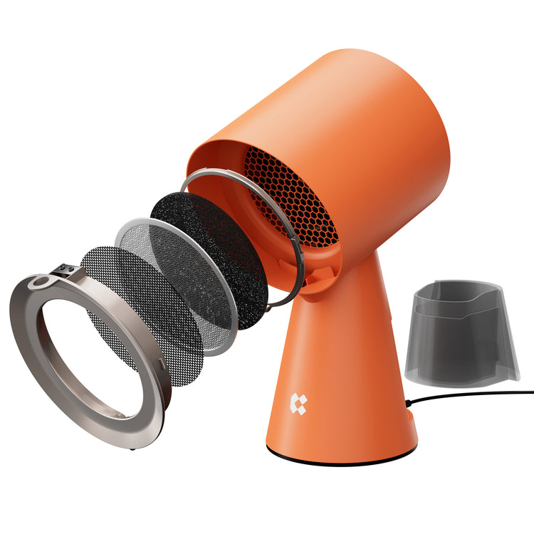 CIARRA HOOD TO GO Portable Mini Desktop Cooker Hood Orangina – Ciarra ...